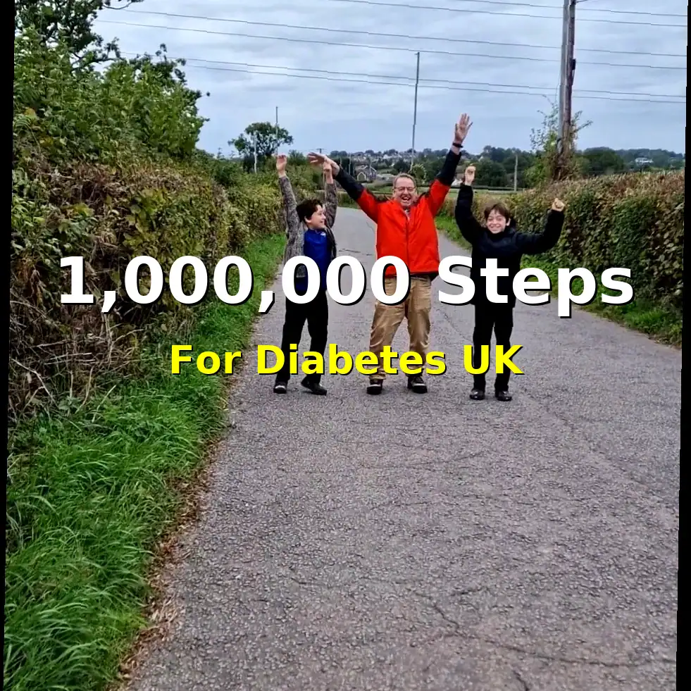 One Million Steps for Diabetes UK | SixtyRocks Challenge Blog